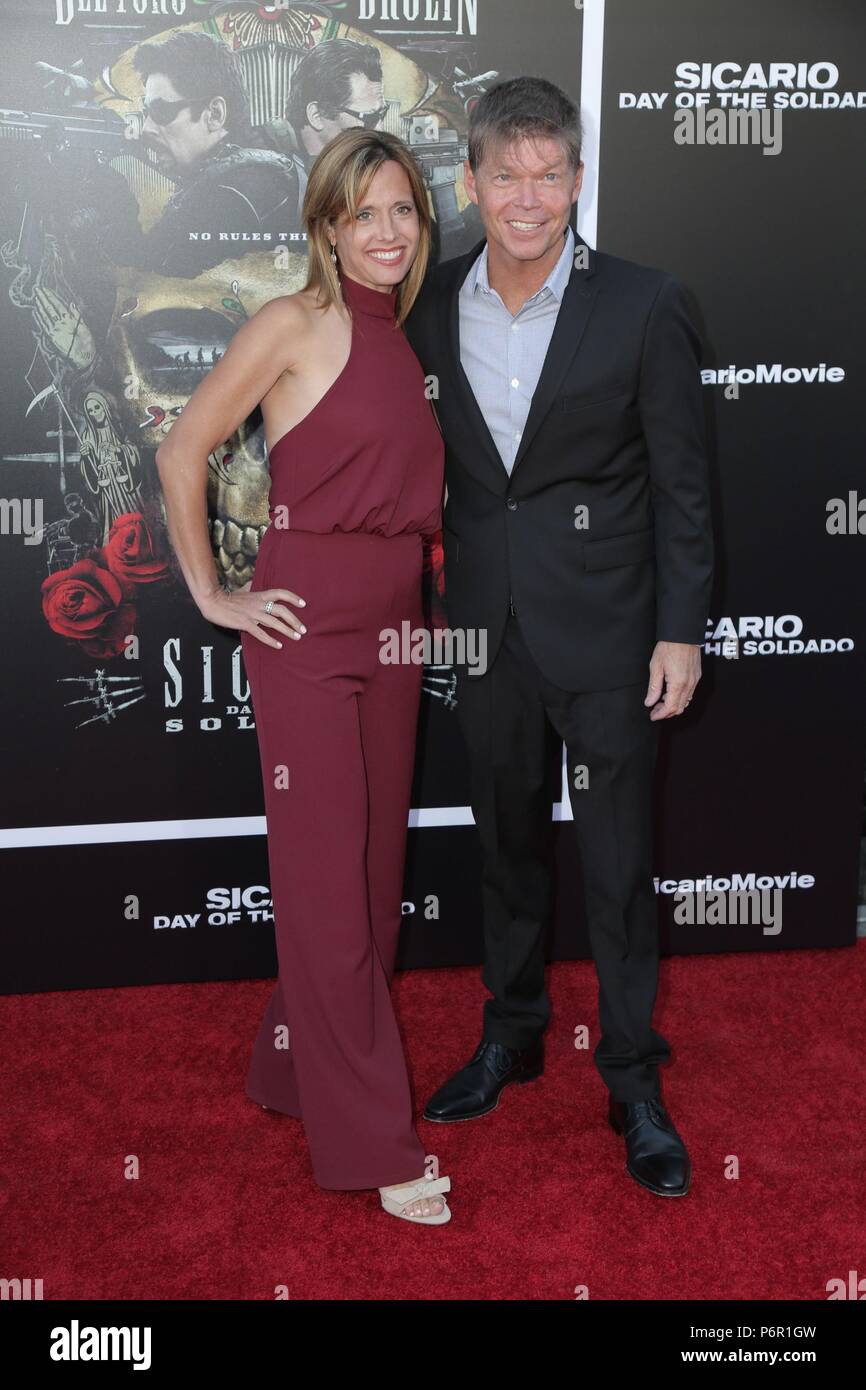 Rob Liefeld, Joy Creel at arrivals for SICARIO: DAY OF THE SOLDADO ...