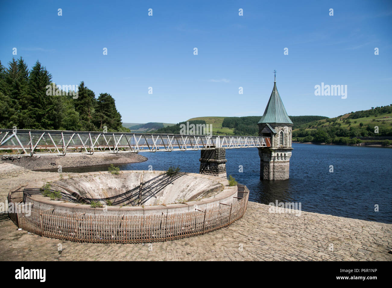 Pontsticill Reservoir, Powys, South Wales. 28 June 2018. UK weather ...