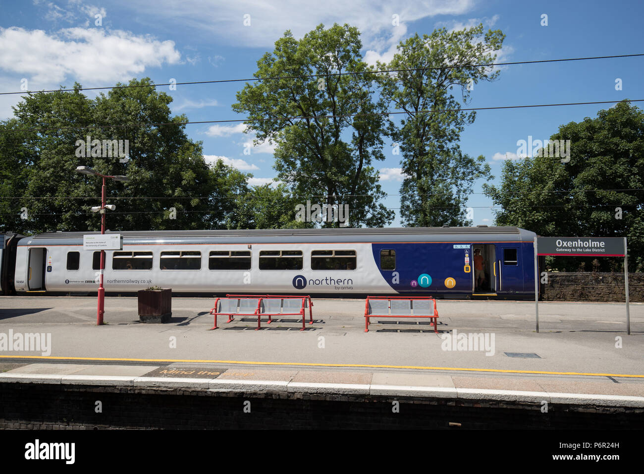 Lake District Cumbria UK 2nd July 2018.Northern Rail services are ...