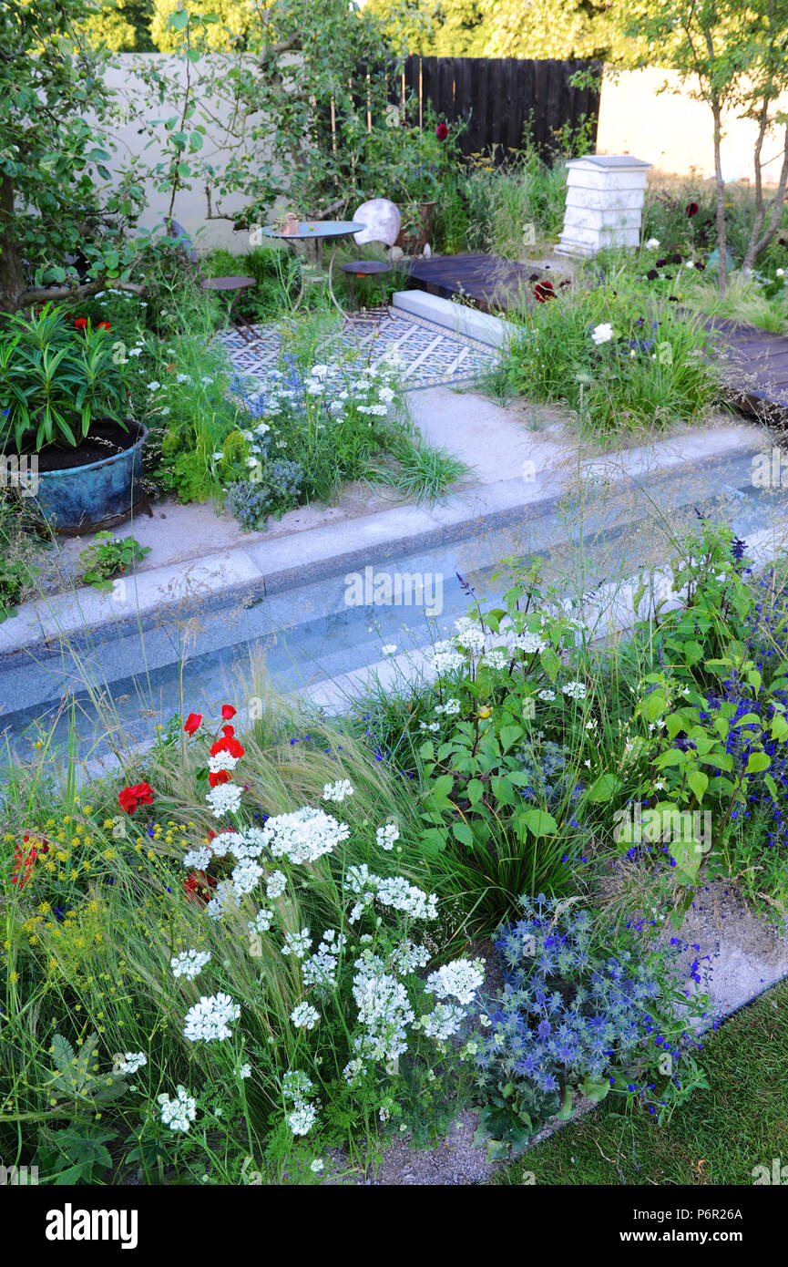 London, UK. 2nd July 2018. The Style and Design Garden (Designed by Ula ...