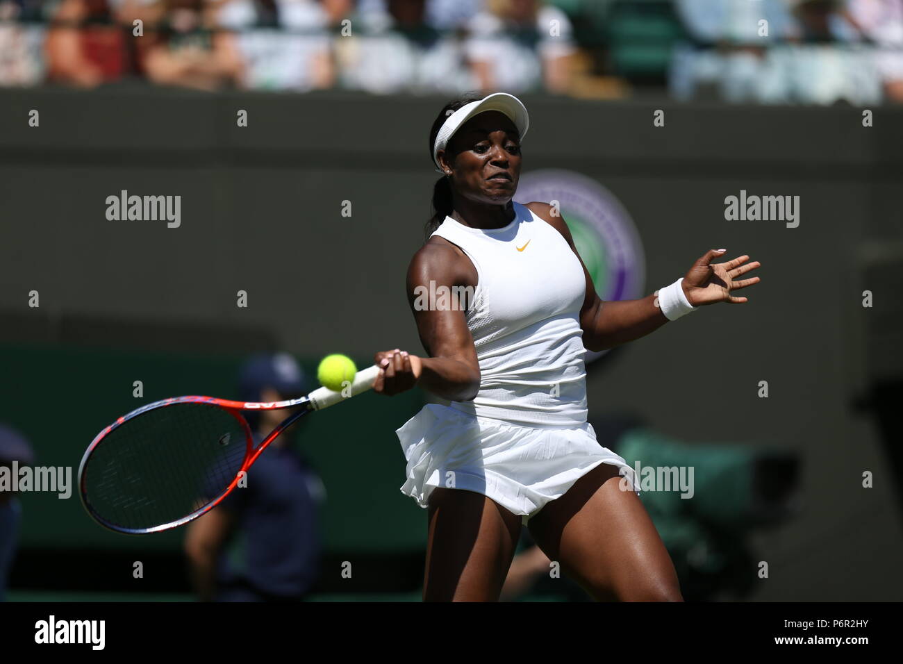Sloane stephens at wimbledon 2018 hi-res stock photography and images ...