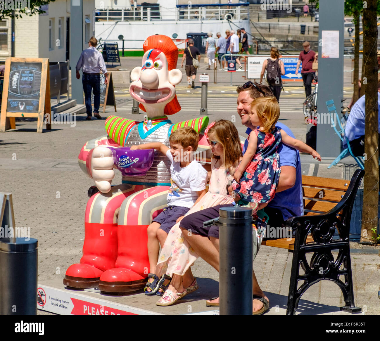 2nd July 2018 Gromit unleashed 2 is an art trail in Bristol celebrating ...