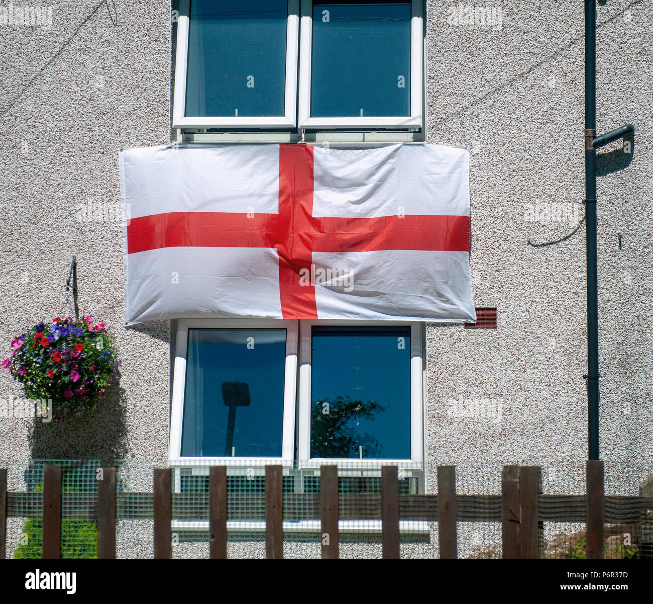 England football flags hi-res stock photography and images - Alamy