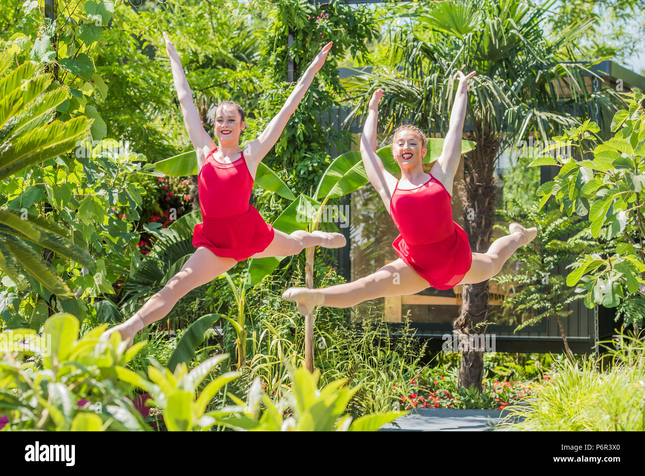 London, UK. 2nd July 2018. Mersey Girls, known for their appearance on ...