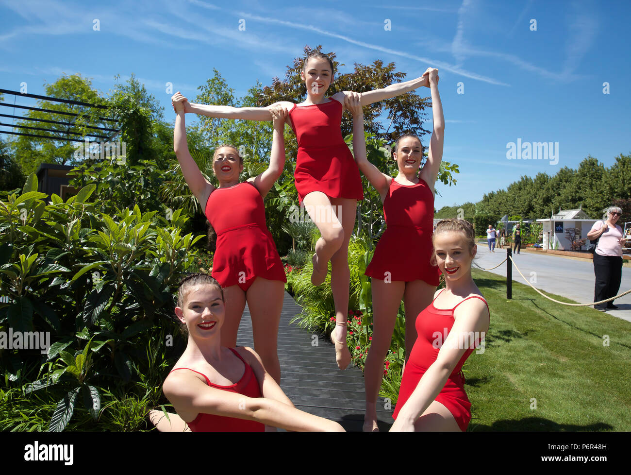 East Molesey,UK,2nd July 2018,Mersey Girls from Britains got talent ...