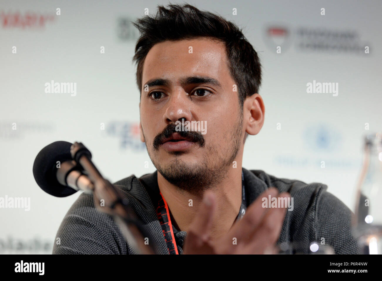Karlovy Vary, Czech Republic. 02nd July, 2018. Turkish actor Caner ...