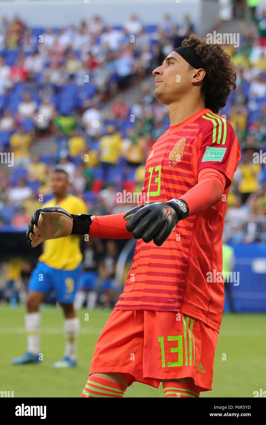 Mexico goalkeeper guillermo ochoa hi-res stock photography and images ...