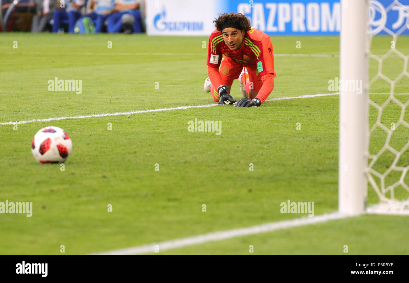 Mexico goalkeeper guillermo ochoa hi-res stock photography and images ...