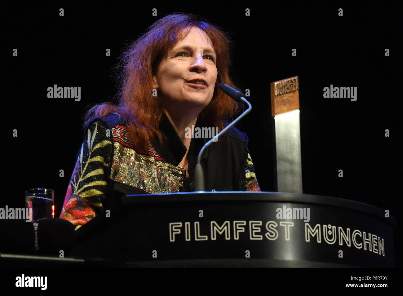 Munich, Germany. 02nd July, 2018. Actress Amanda Plummer standing ...