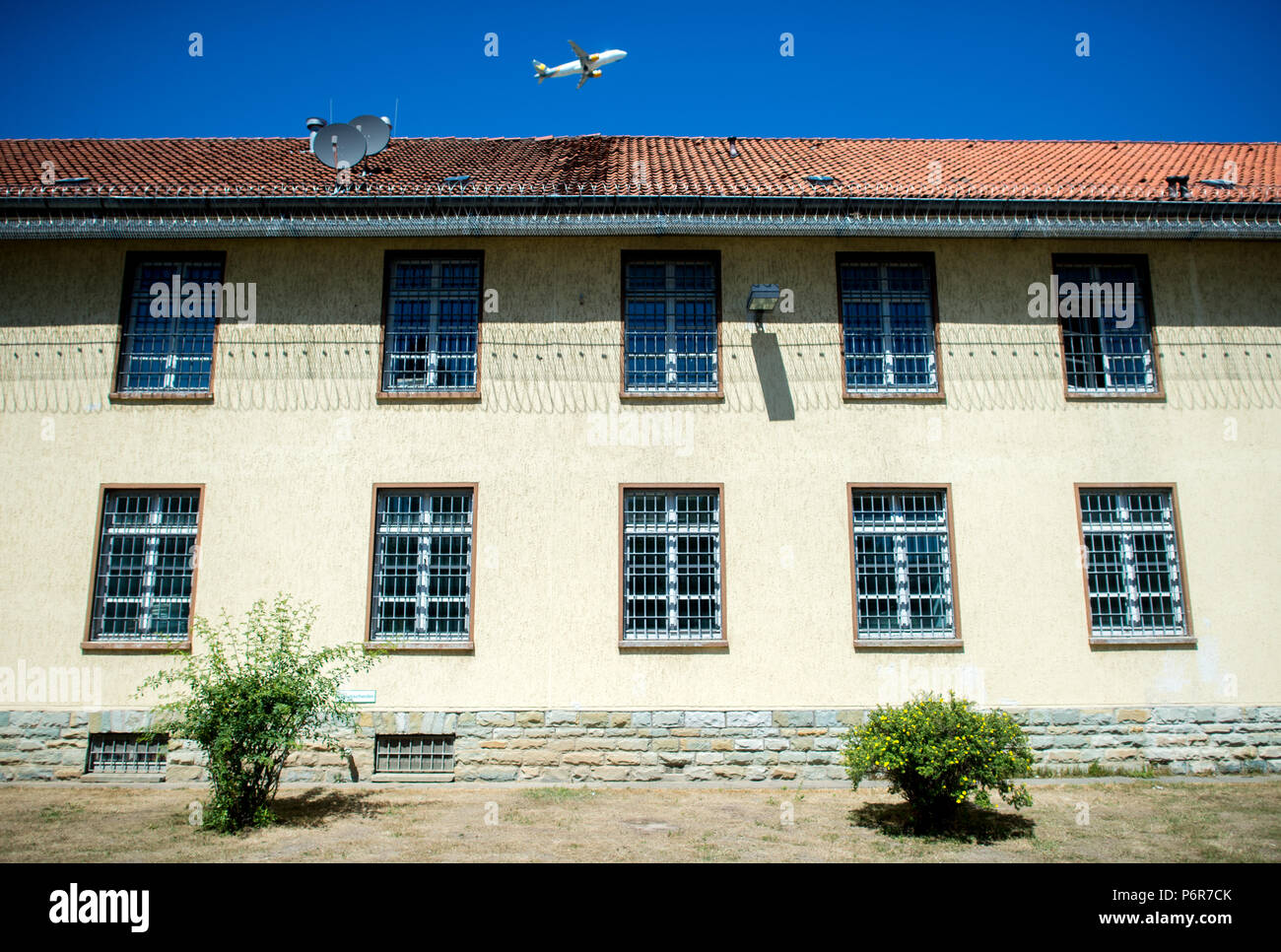 Langenhagen, Germany. 02nd July, 2018. A locked down building in the ...