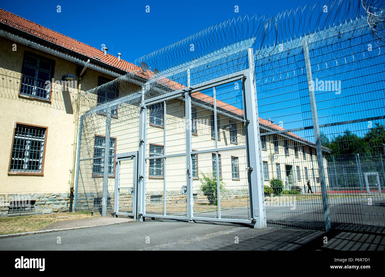 Langenhagen, Germany. 02nd July, 2018. A locked down building in the ...