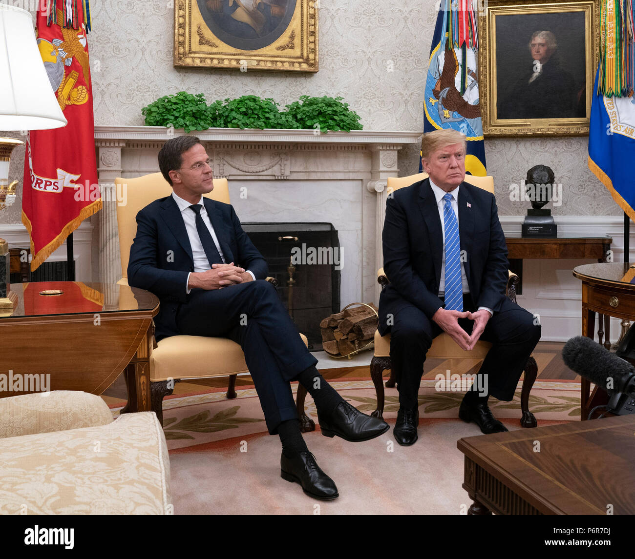 Mark rutte and donald trump hi-res stock photography and images - Alamy