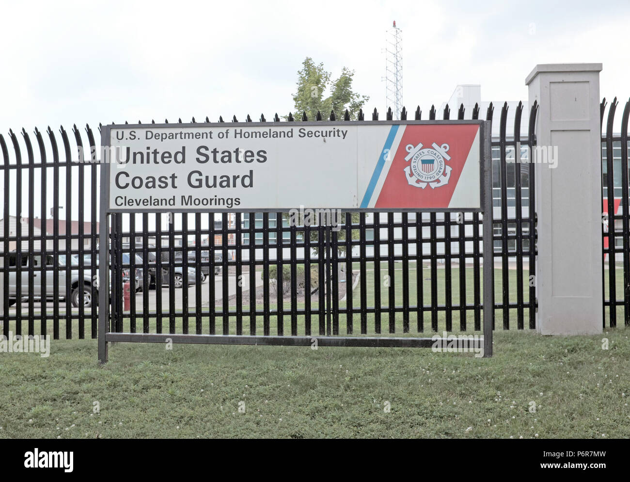 Cleveland coast guard perimeter fence hi-res stock photography and ...