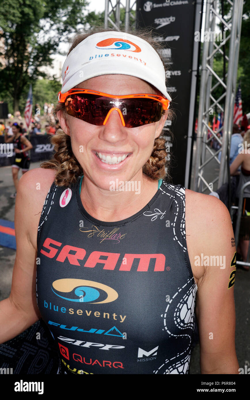 New York, New York, USA. 1st July, 2018. Sarah Haskins won the New York ...