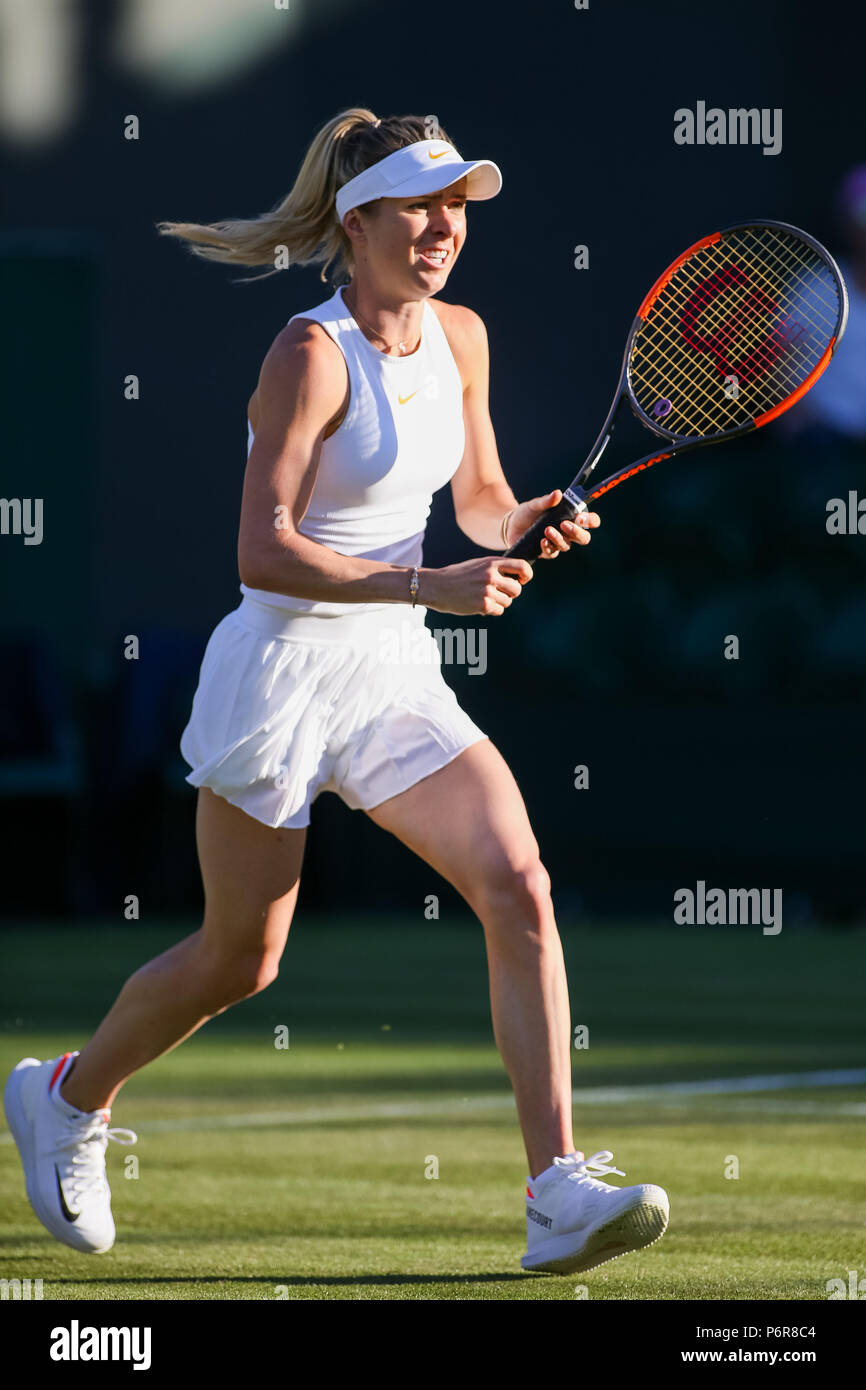London, UK. 2nd July, 2018. Elina Svitolina (UKR) Tennis : Elina ...