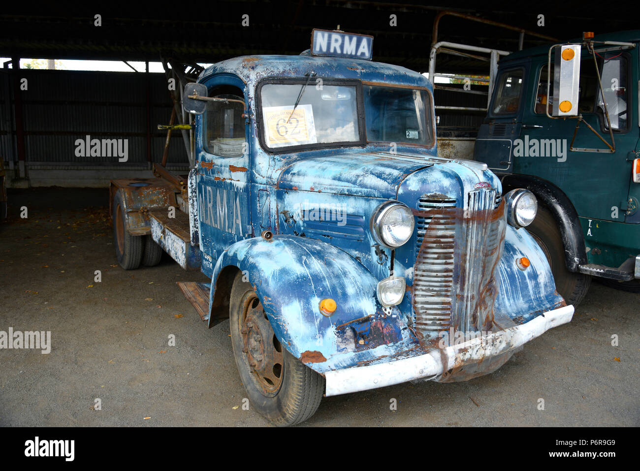 The National Roads and Motorists' Association NRMA vintage tow truck on ...