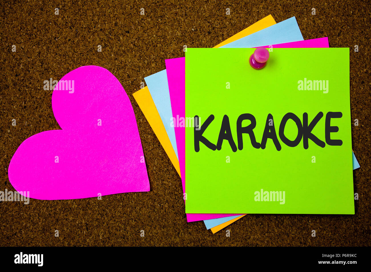 Handwriting text writing Karaoke. Concept meaning Entertainment singing ...