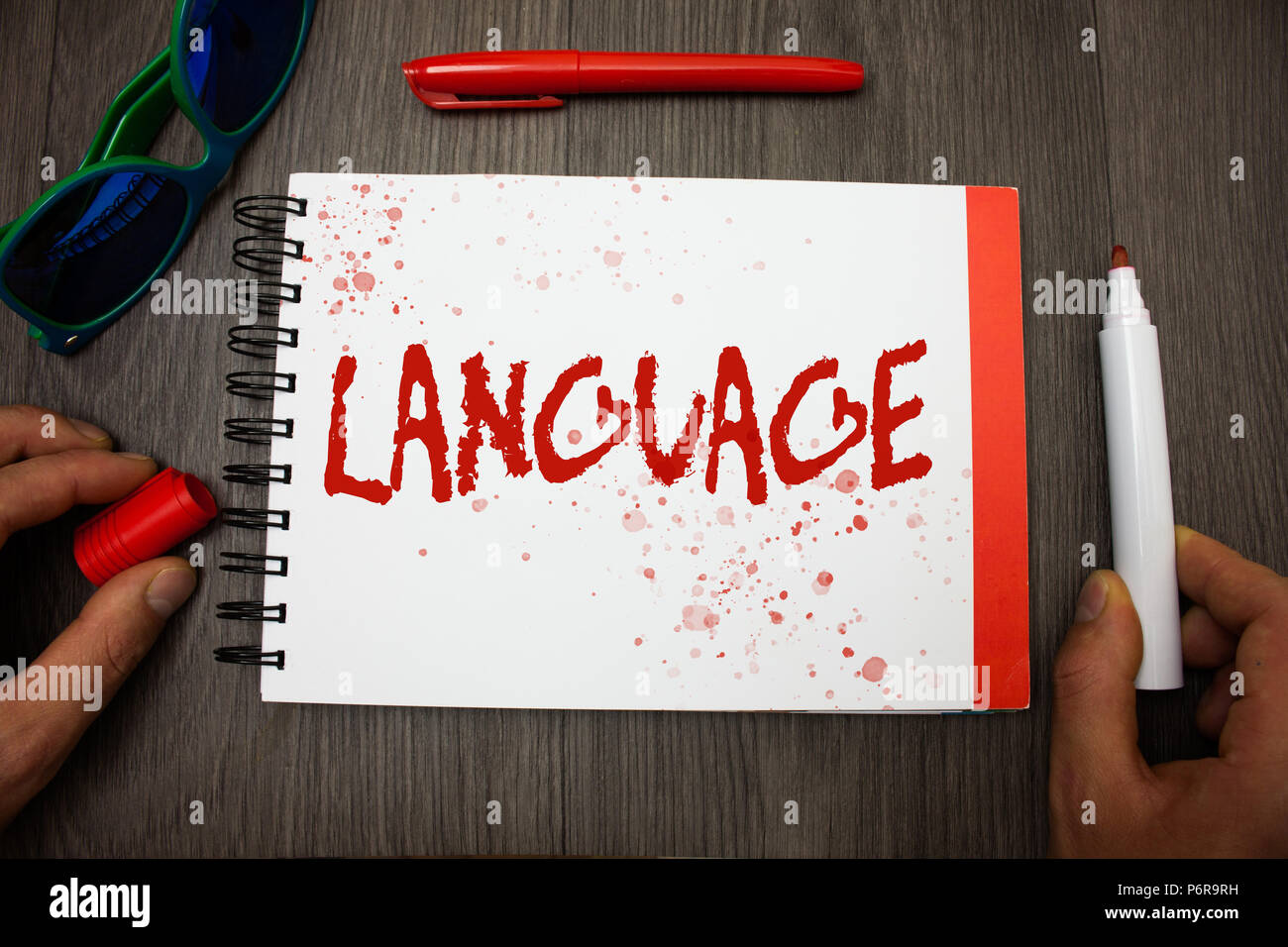 Handwriting text writing Language. Concept meaning Method of human ...