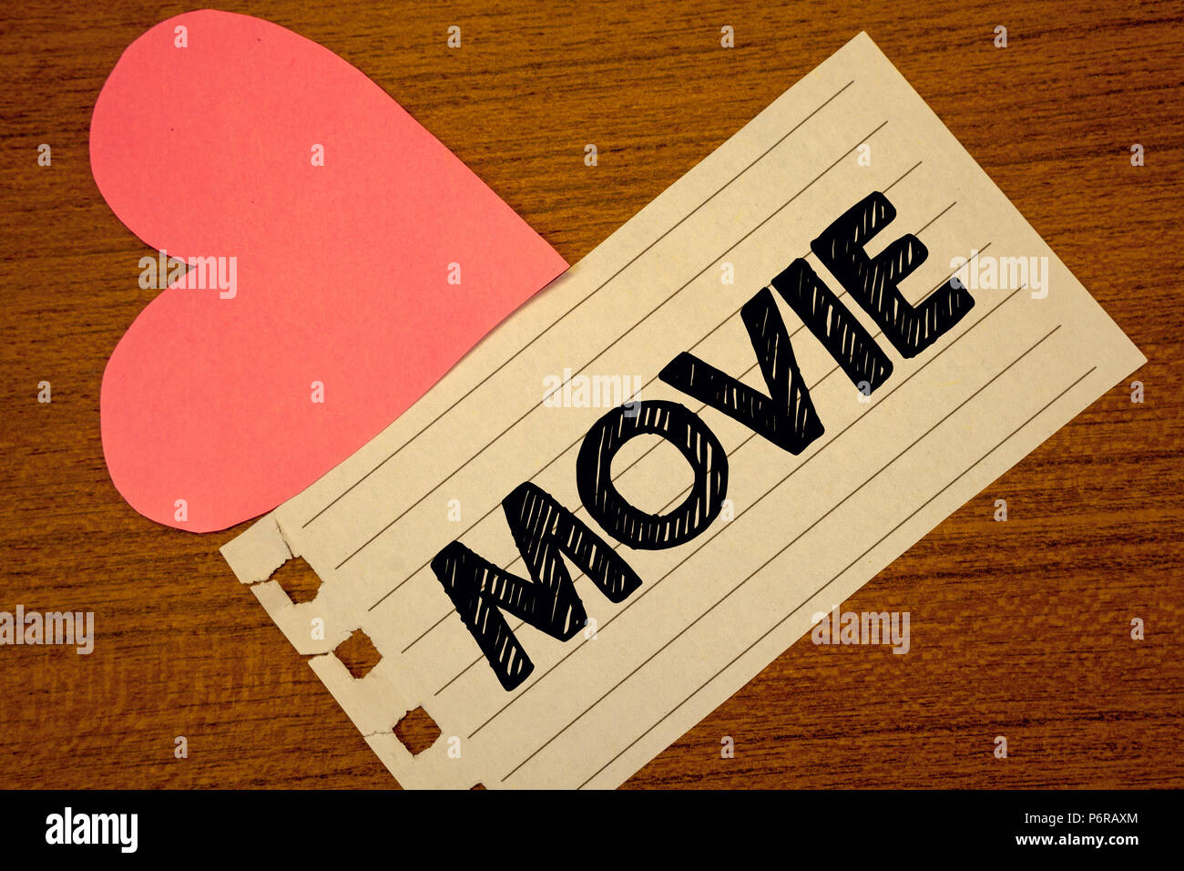 Word writing text Movie. Business concept for Cinema or television film ...