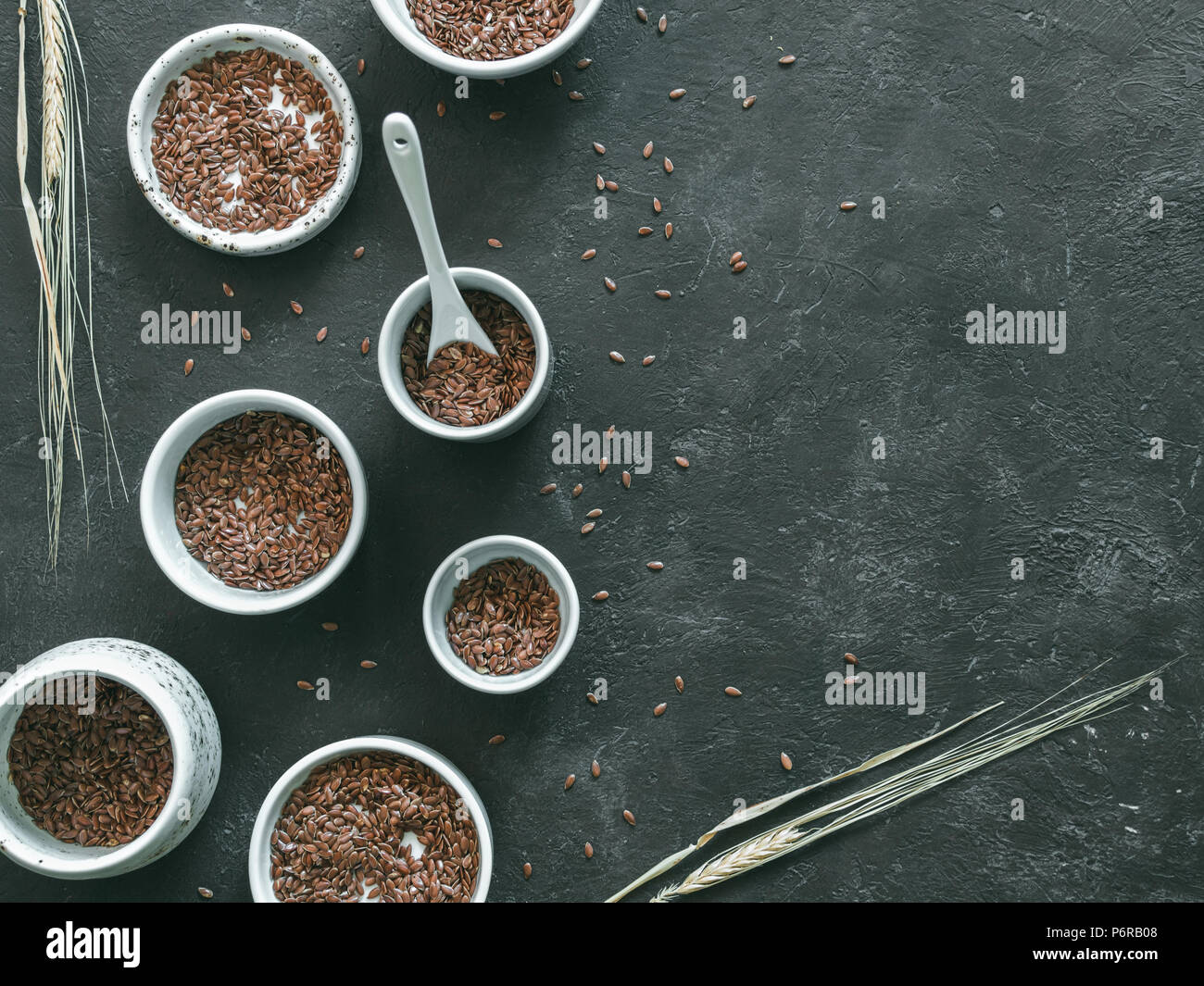 Wallpaper flaxseed background linseed hi-res stock photography and images - Alamy