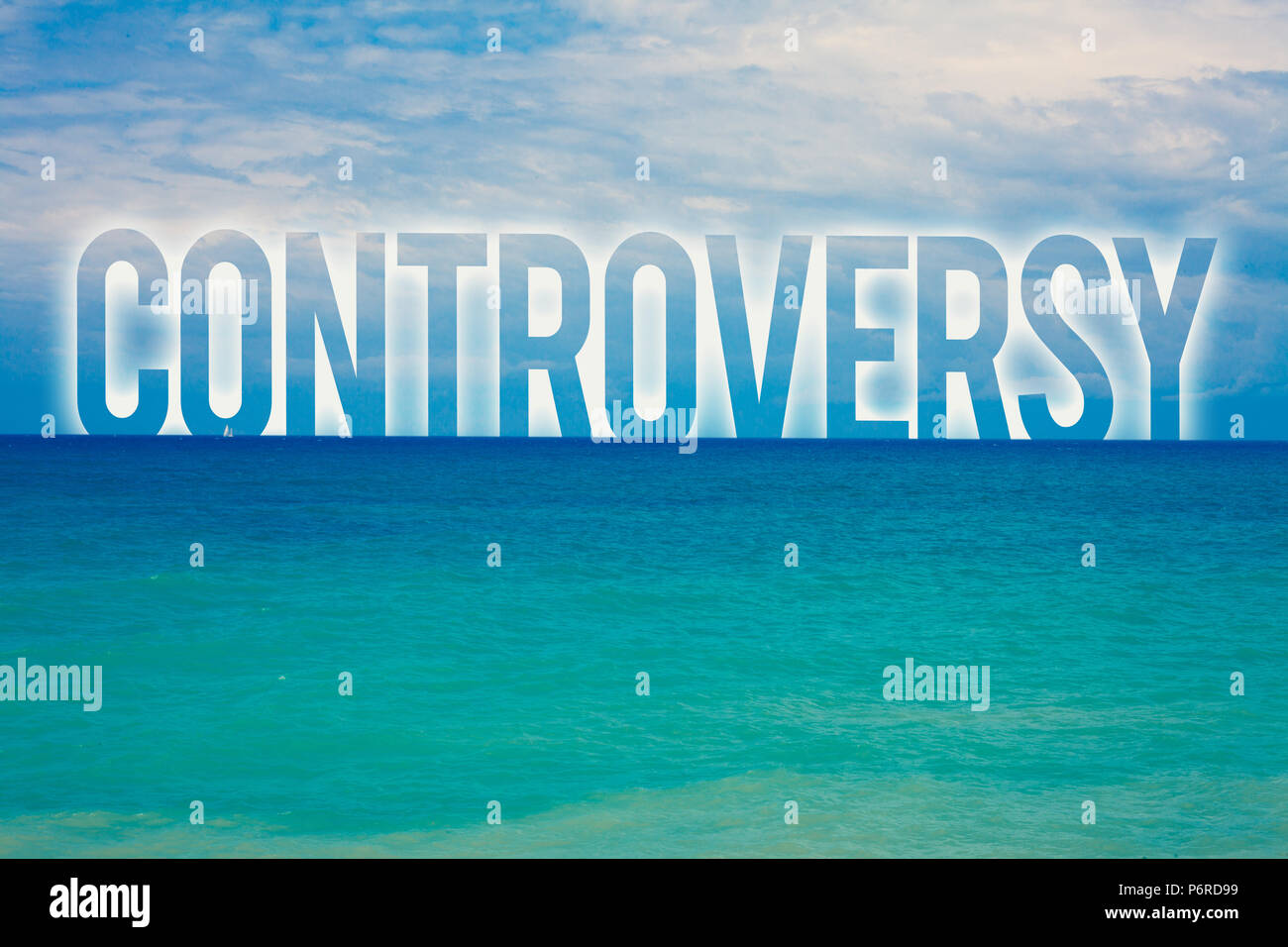 Word writing text Controversy. Business concept for Disagreement or ...