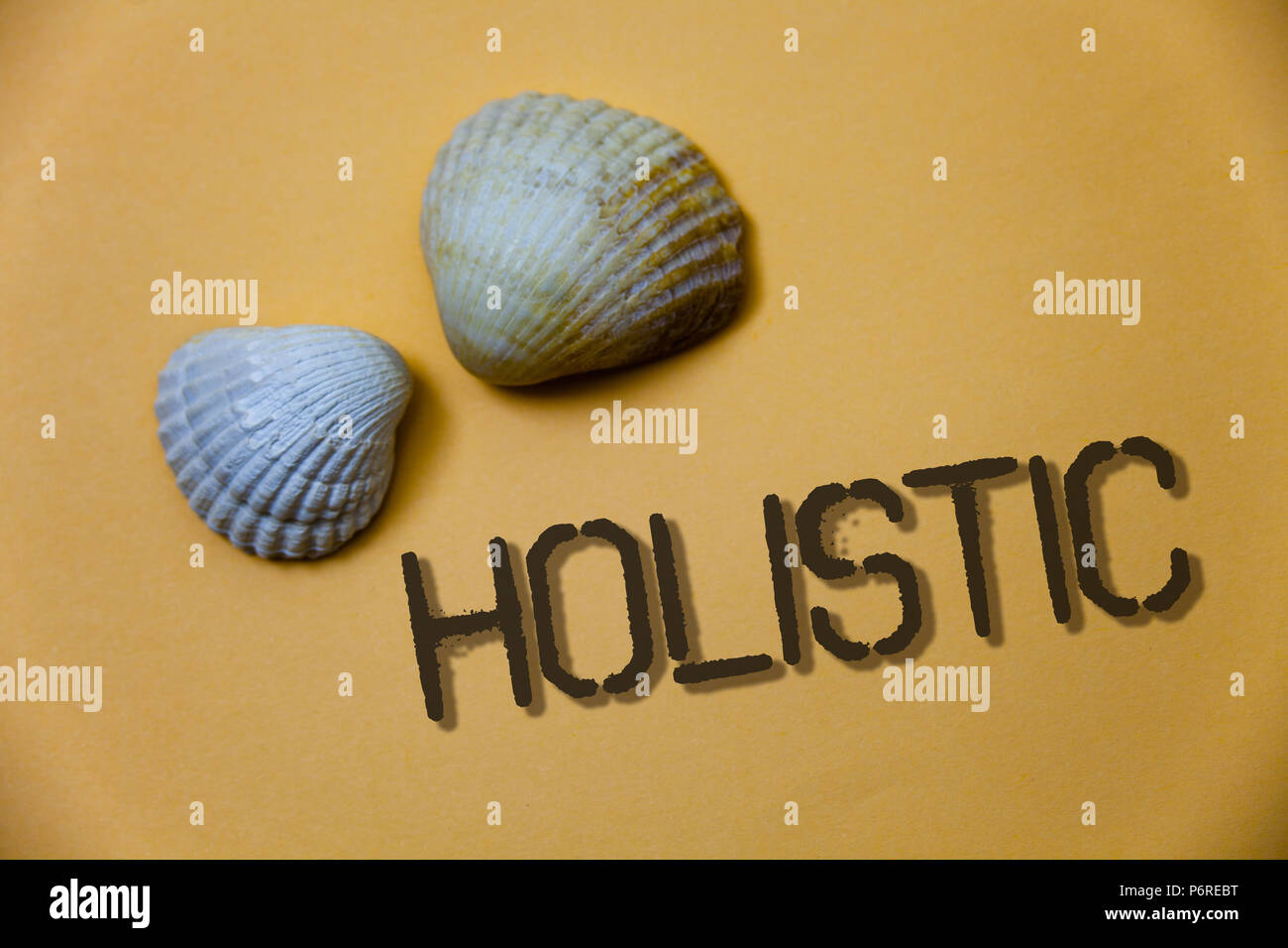 Handwriting text writing Holistic. Concept meaning Belief the parts of ...