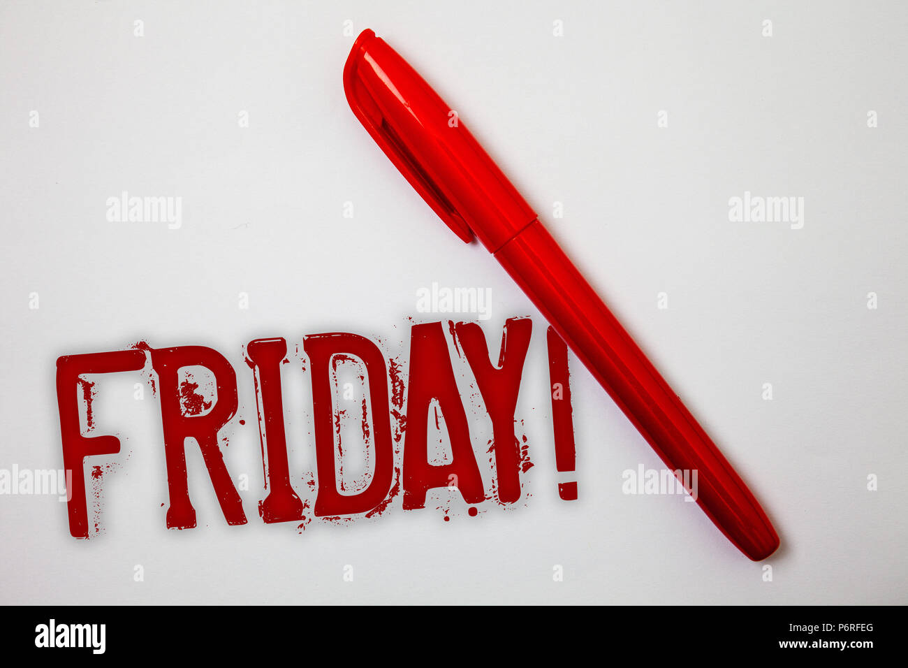 Text sign showing Friday Motivational Call. Conceptual photo Last day ...