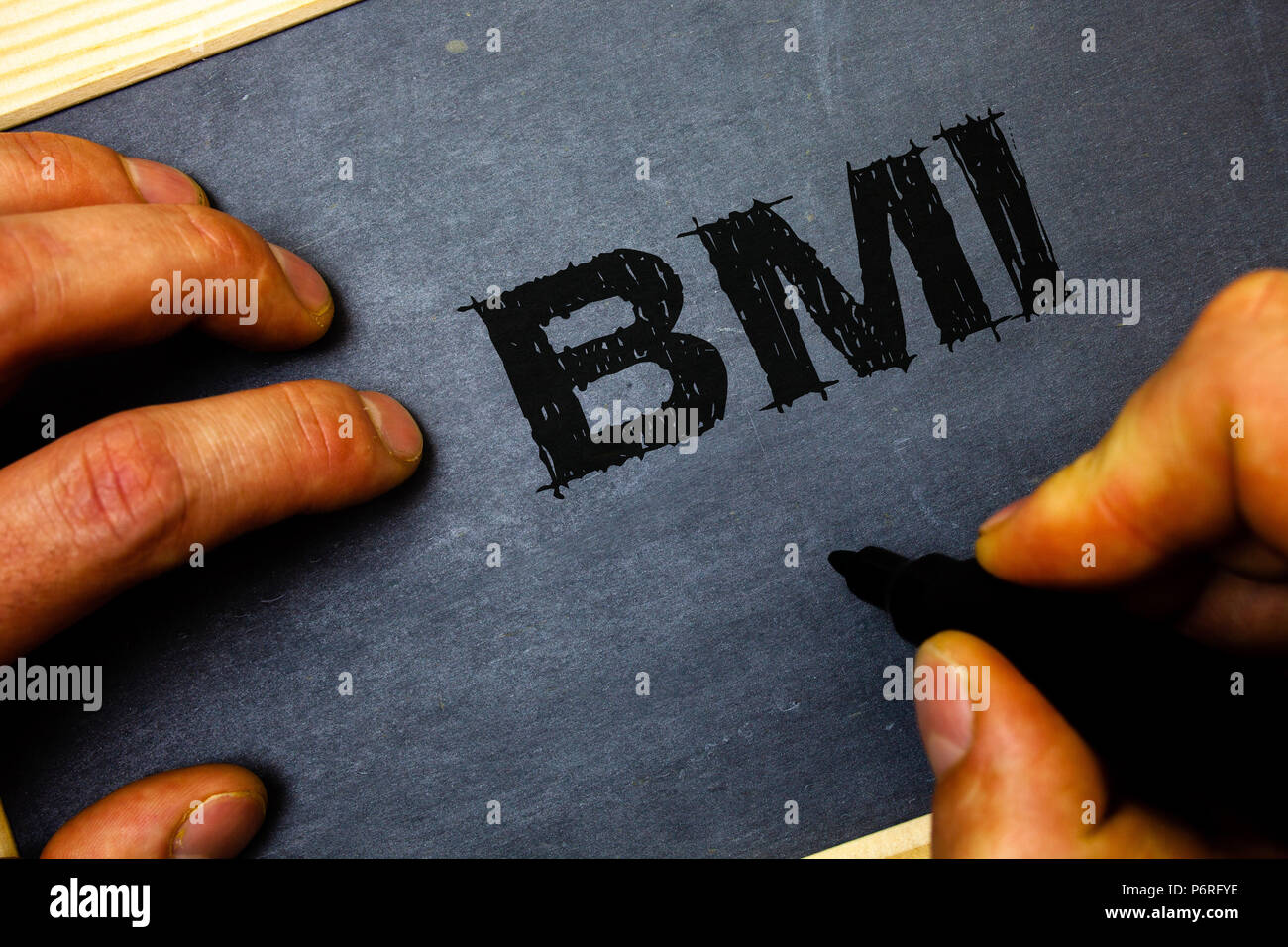 Word writing text Bmi. Business concept for Body Mass Index determines ...