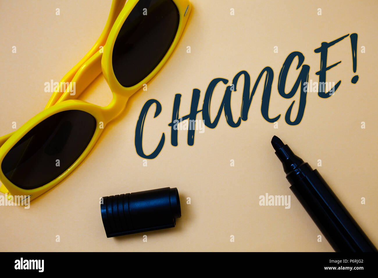 Writing note showing Change Call. Business photo showcasing Alteration ...