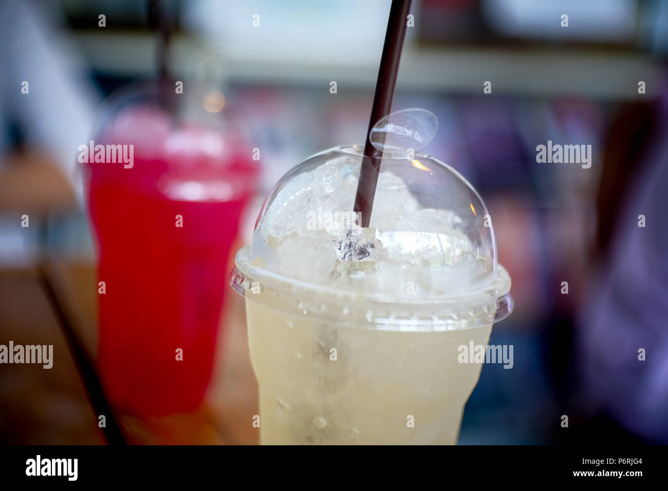 lemon ice drink Stock Photo - Alamy