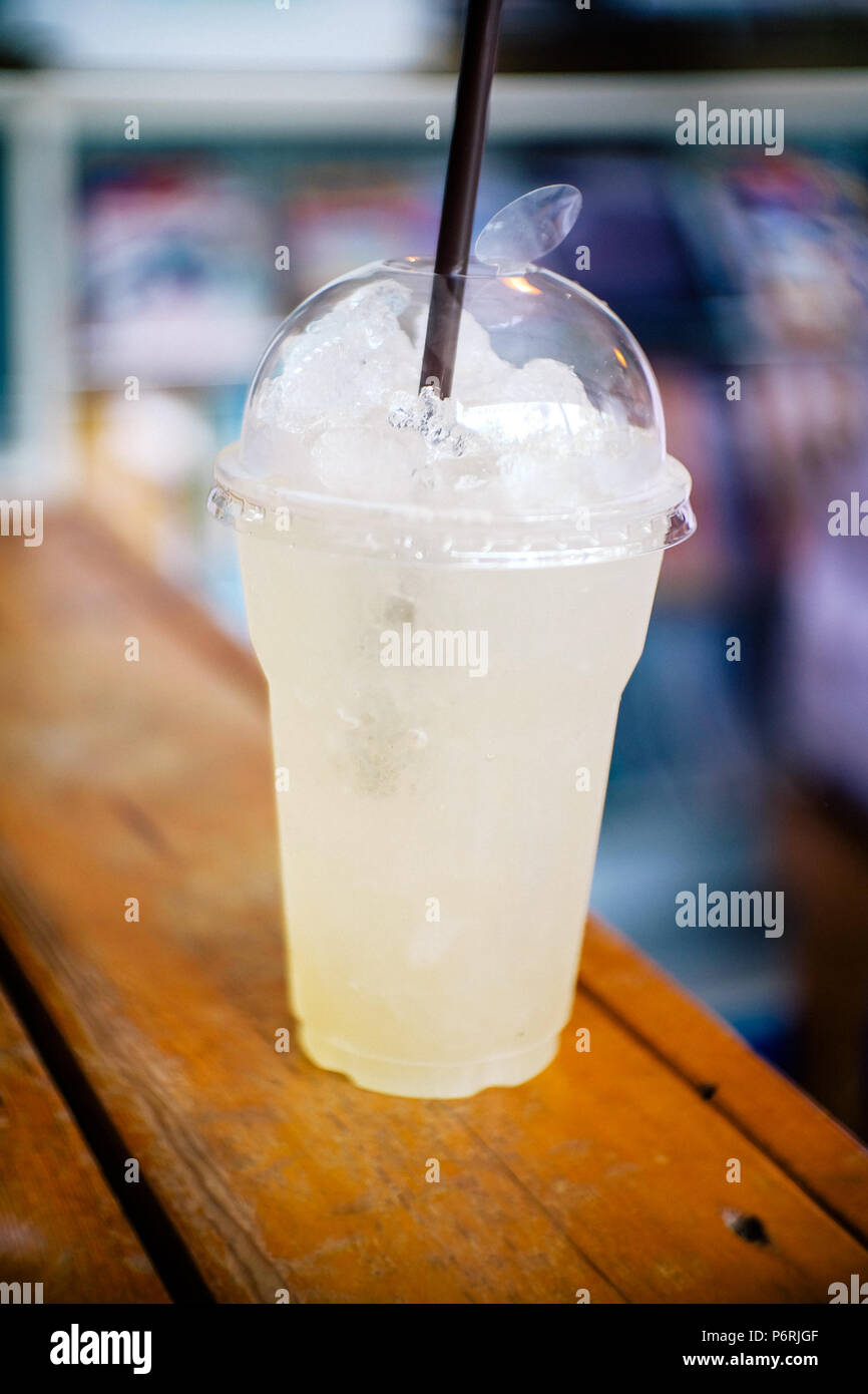 lemon ice drink Stock Photo - Alamy