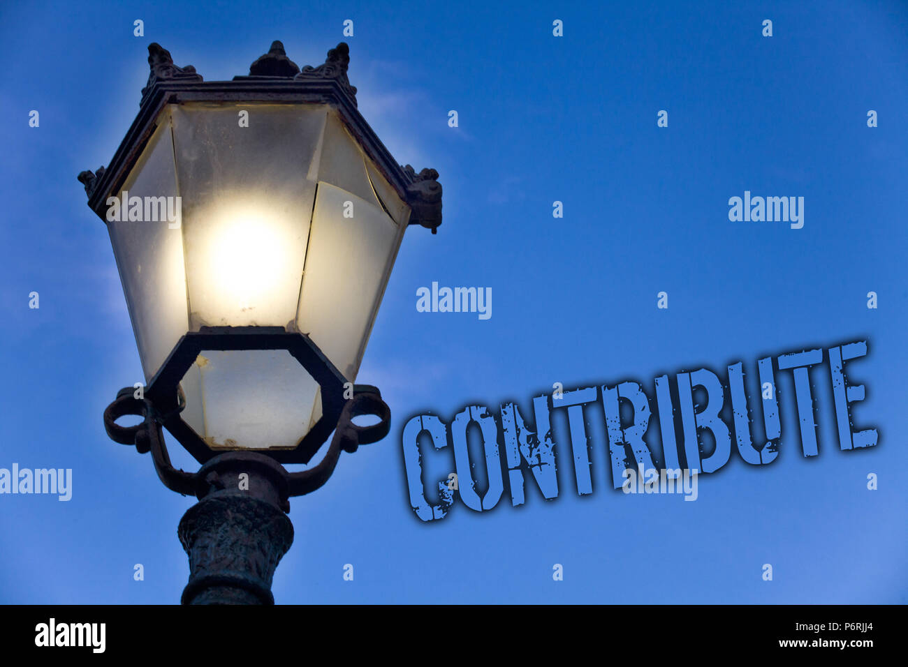 Text sign showing Contribute. Conceptual photo Strategy Decision ...
