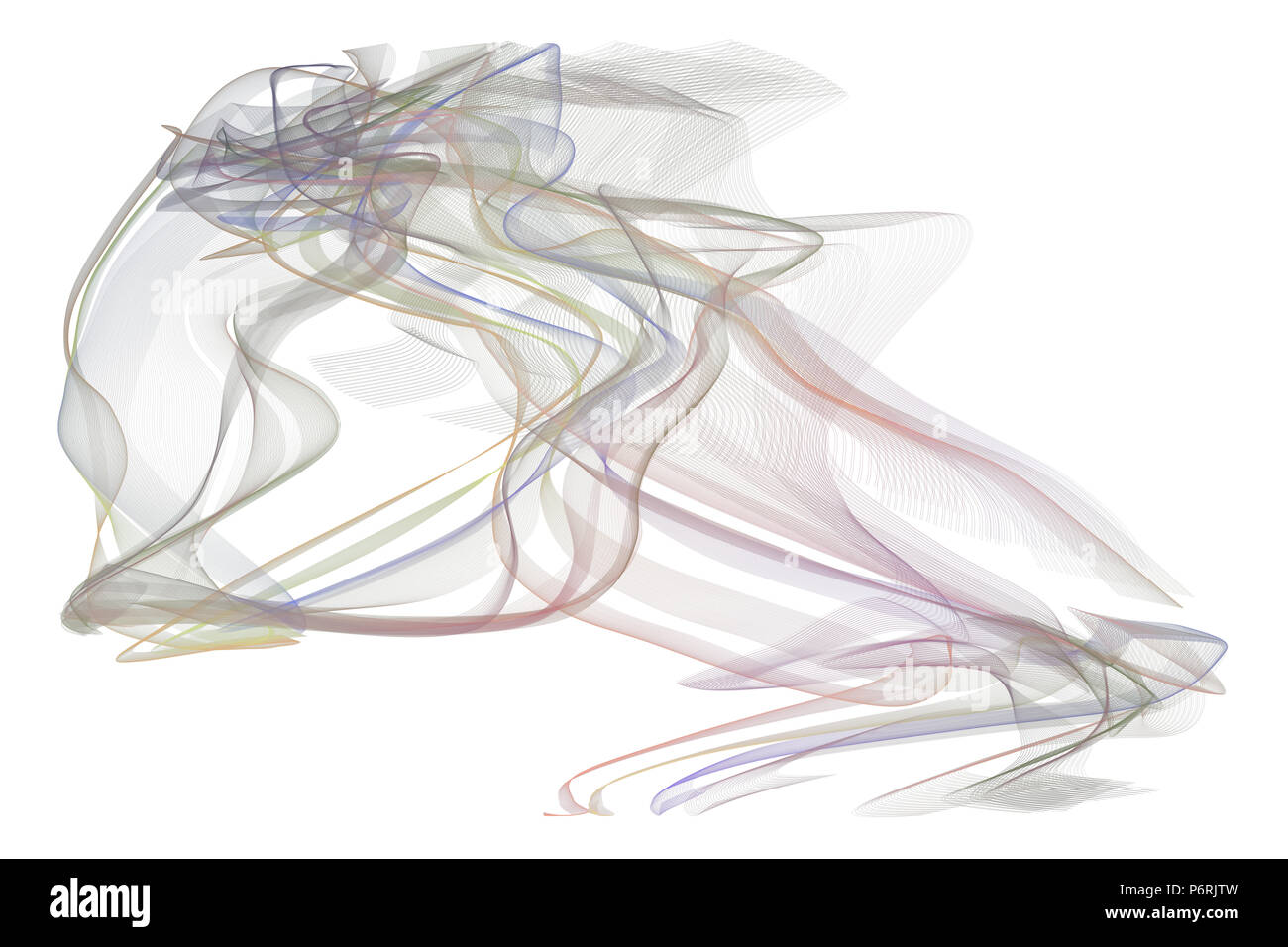 Abstract smoky line art illustrations background Stock Photo - Alamy