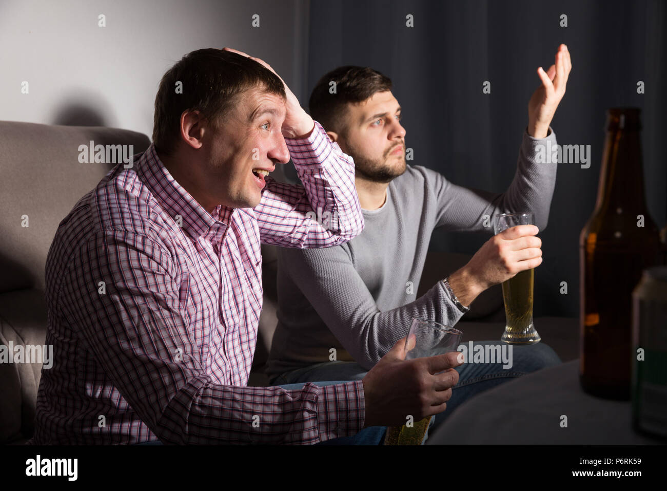 Frustrated man drinking beer hi-res stock photography and images - Alamy