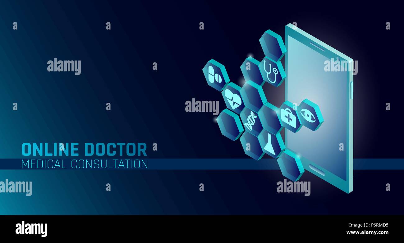 Doctor online medical app mobile applications. Digital healthcare ...