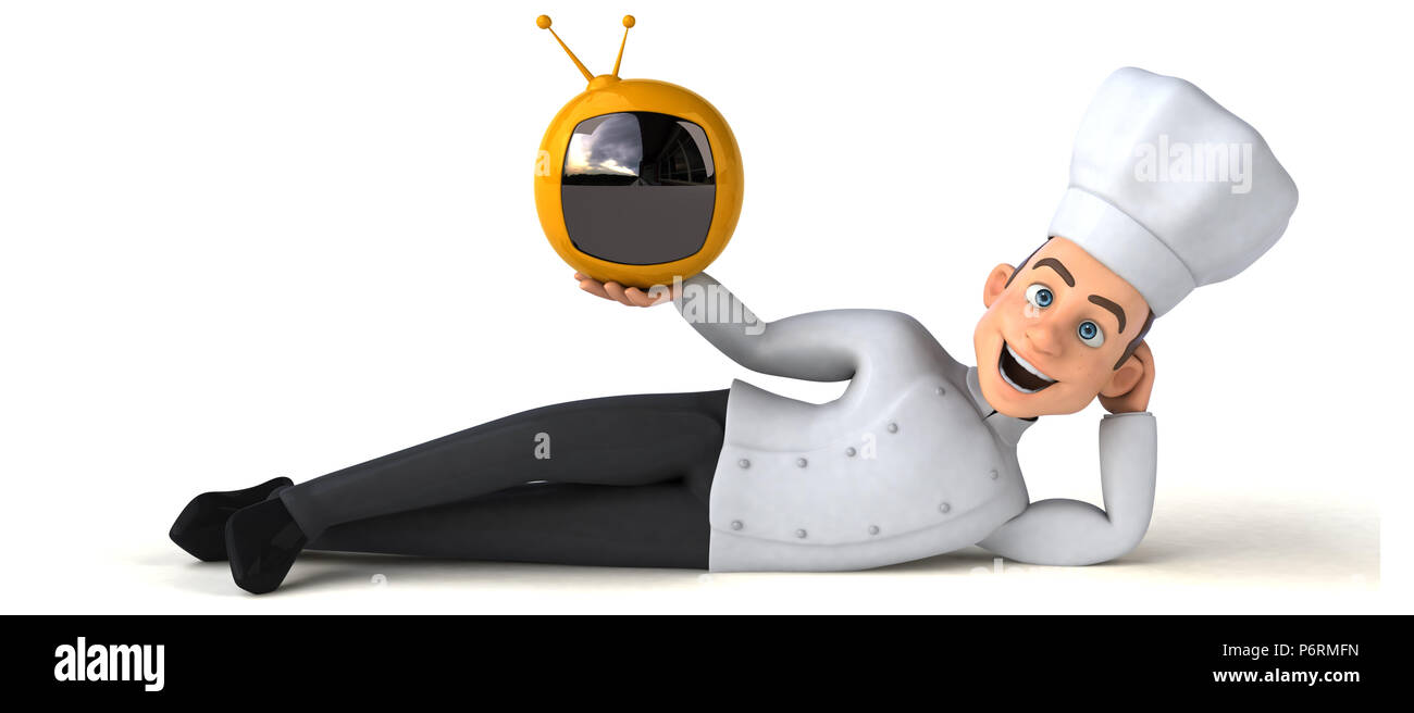 Tv chef cooking Cut Out Stock Images & Pictures - Alamy