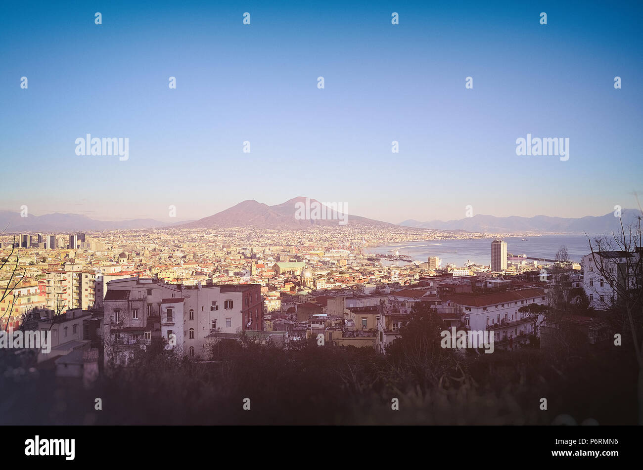 Naples old town vesuvius hi-res stock photography and images - Alamy