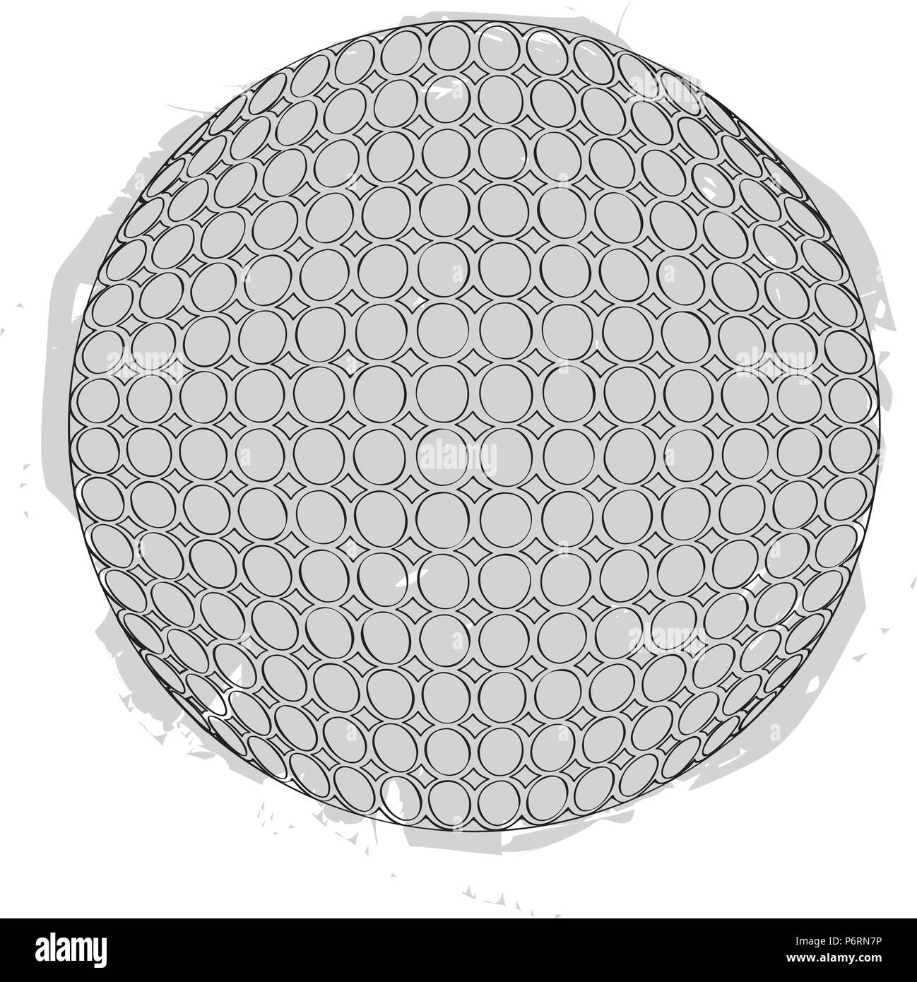 Sketch of a golf ball Stock Vector Image & Art - Alamy