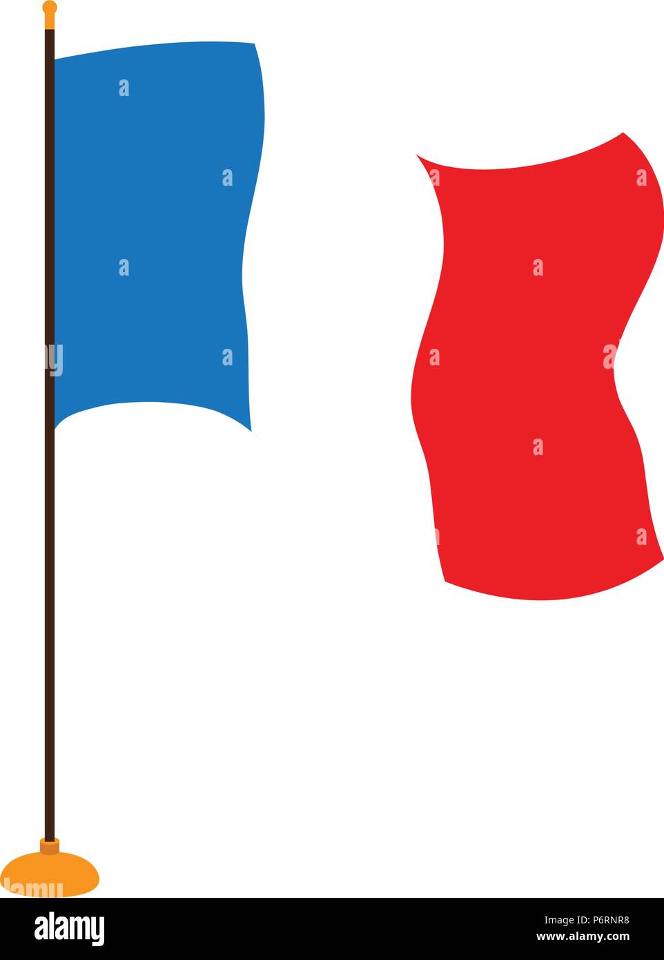 Isolated flag of France Stock Vector Image & Art - Alamy