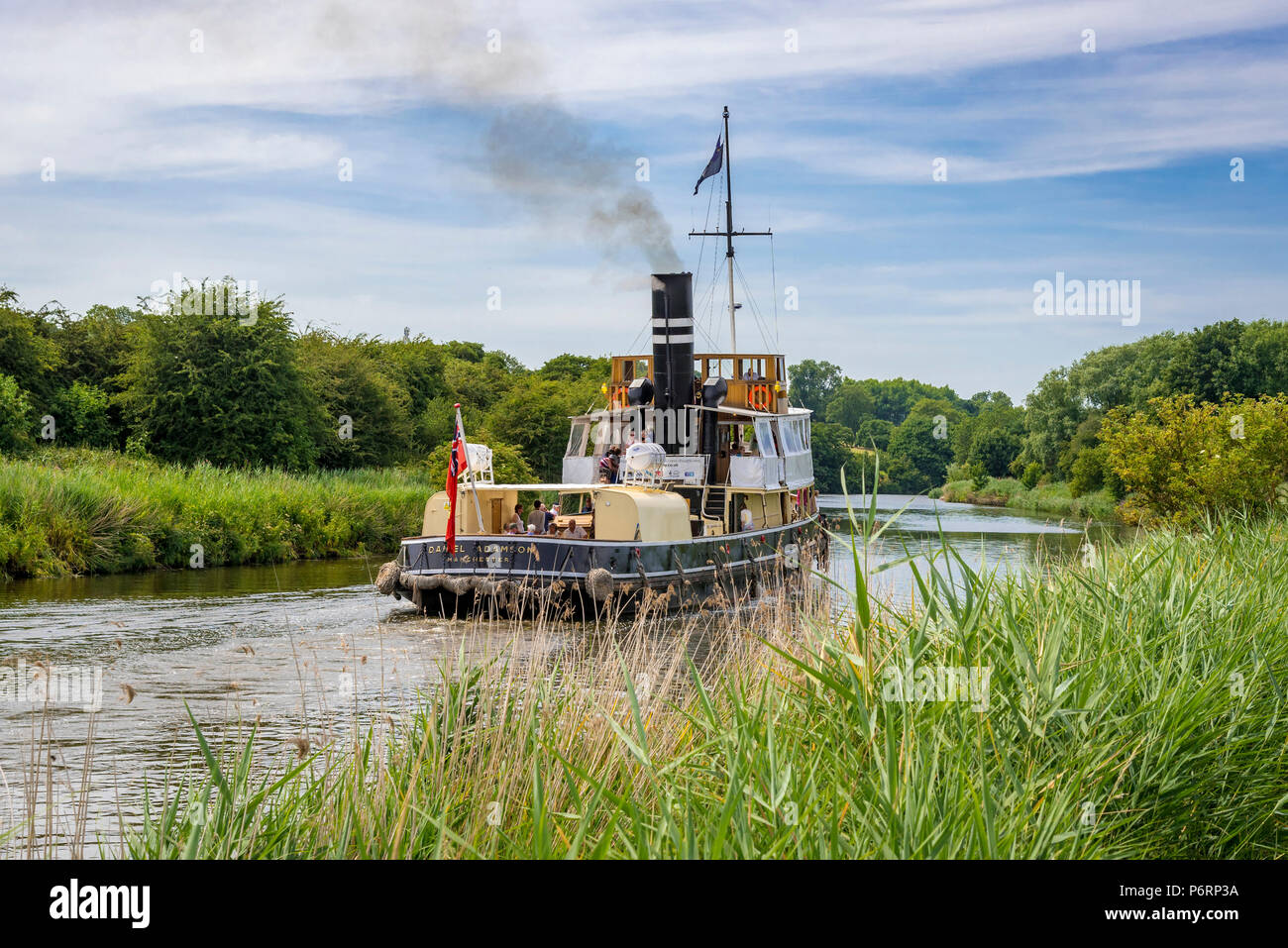 Restored steam tug Daniel Adamson, "The Danny", pictured on a cruise ...