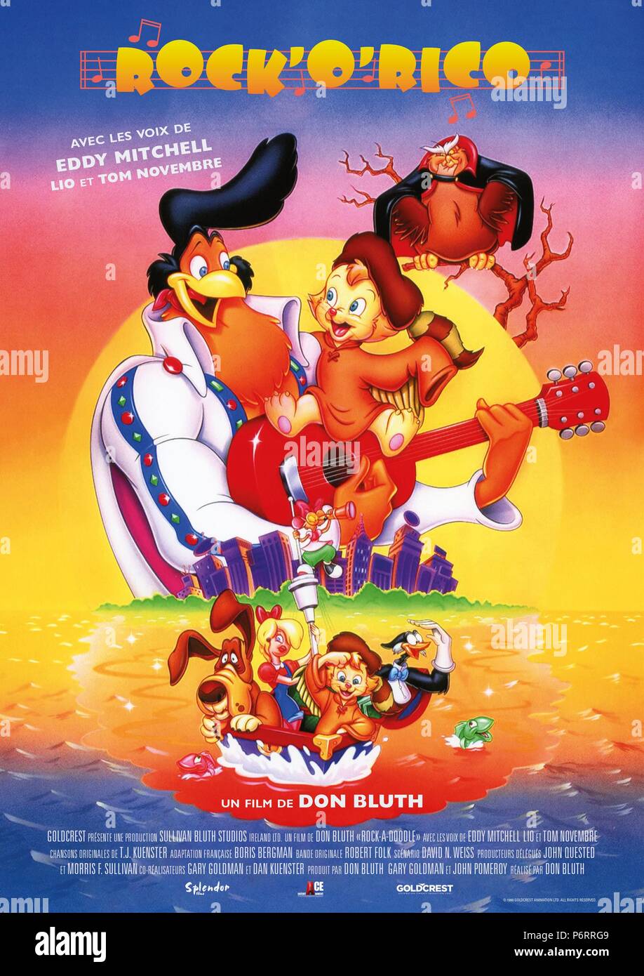 Rock-A-Doodle Year : 1991 UK / Ireland Director : Don Bluth Dan ...