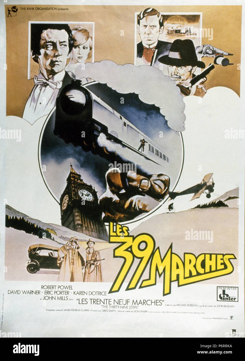 The Thirty Nine Steps Year : 1978 UK Director : Don Sharp Poster (Fr ...