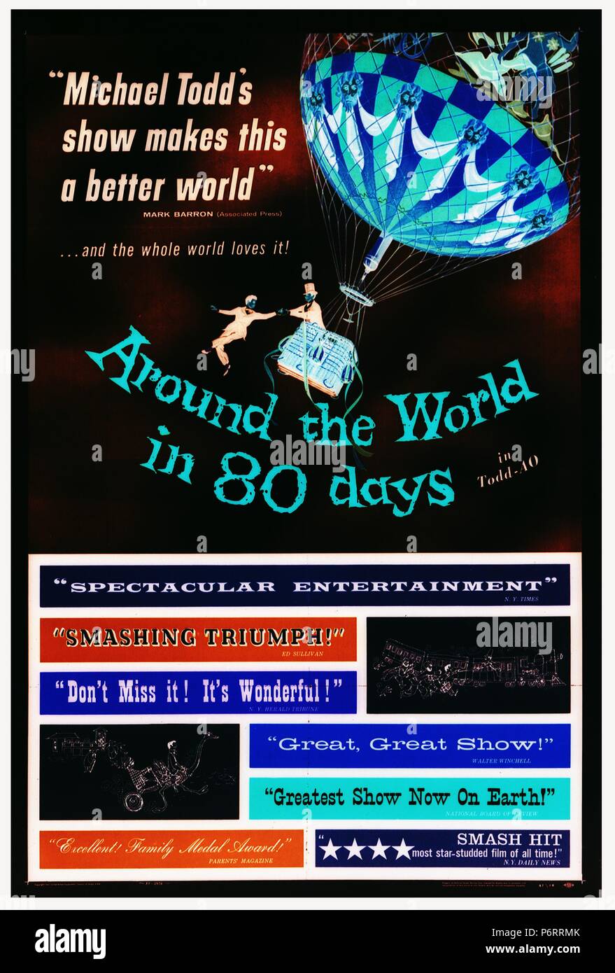 Around the world in eighty days Year : 1956 - USA Director : Michael ...