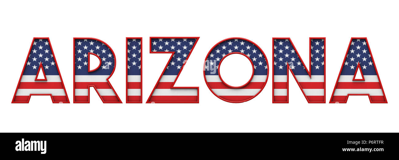 Arizona lettering hi-res stock photography and images - Alamy