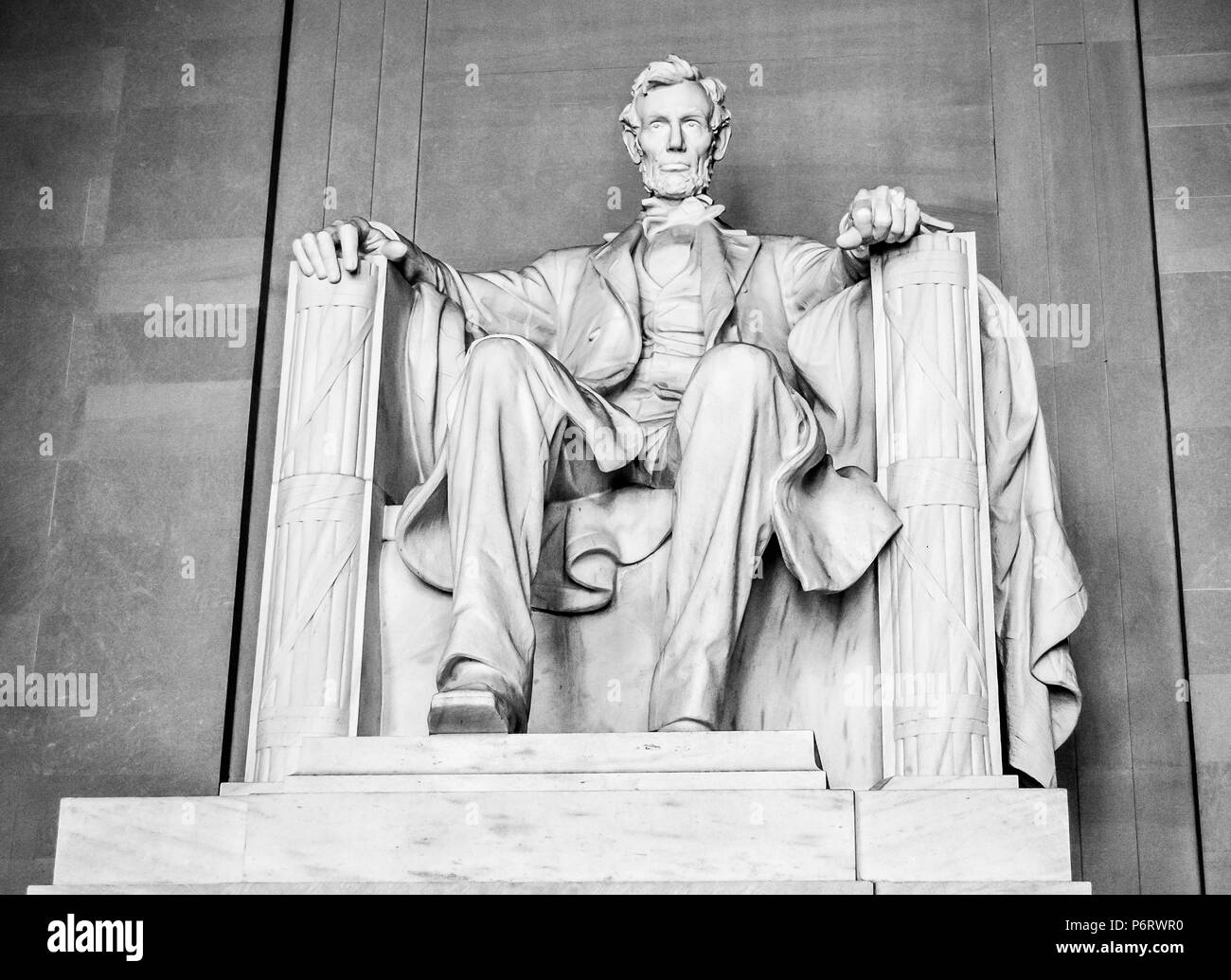Washington dc abraham lincoln memorial hi-res stock photography and ...