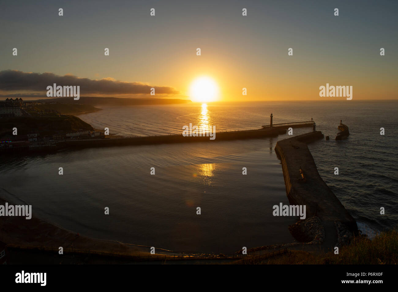 Whitby abbey sunset hi-res stock photography and images - Alamy