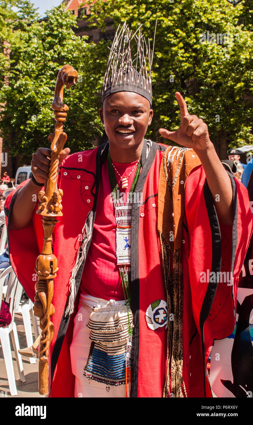 Zolani Mkiva, Johannesburg Town Crier, from South Africa at the ...