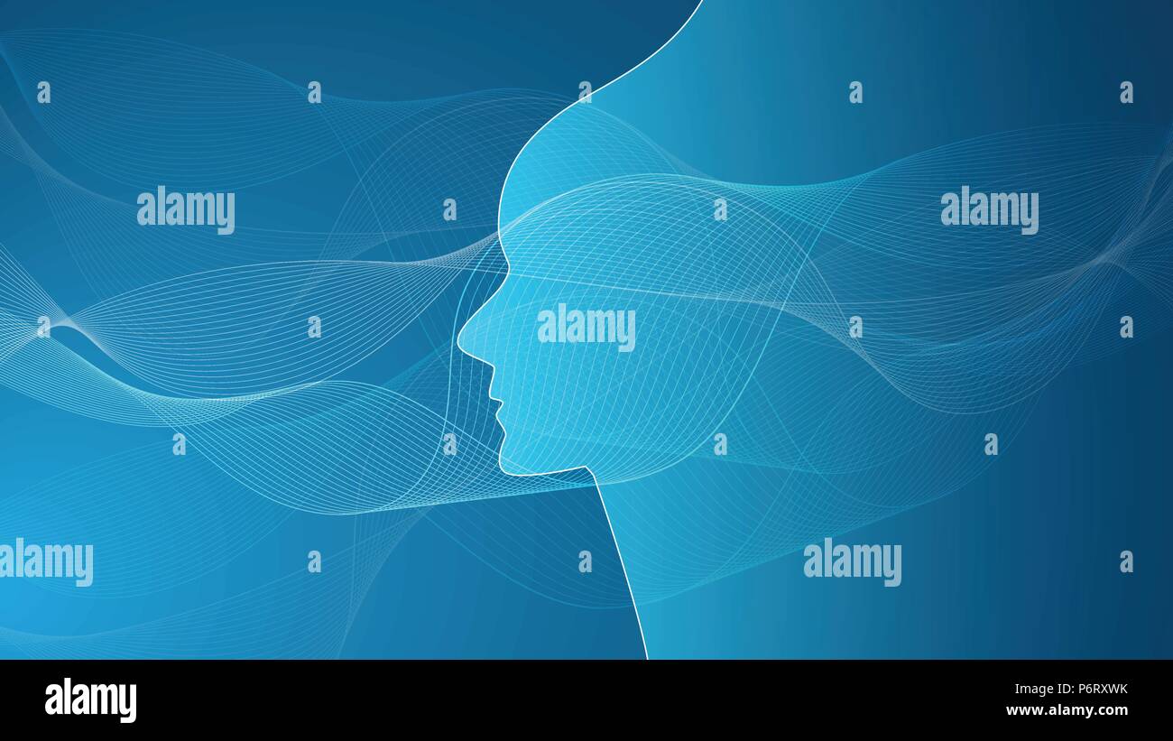 Futuristic Machine Learning, Artificial Intelligence, Cloud Computing, Automated Support ...