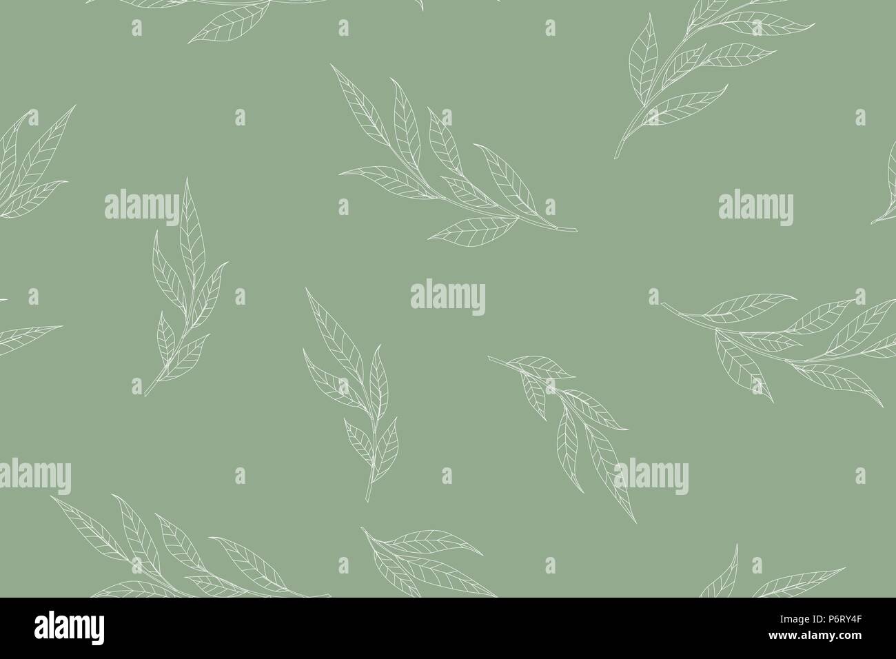Floral pattern. Plant texture for fabric, wrapping, wallpaper and paper ...