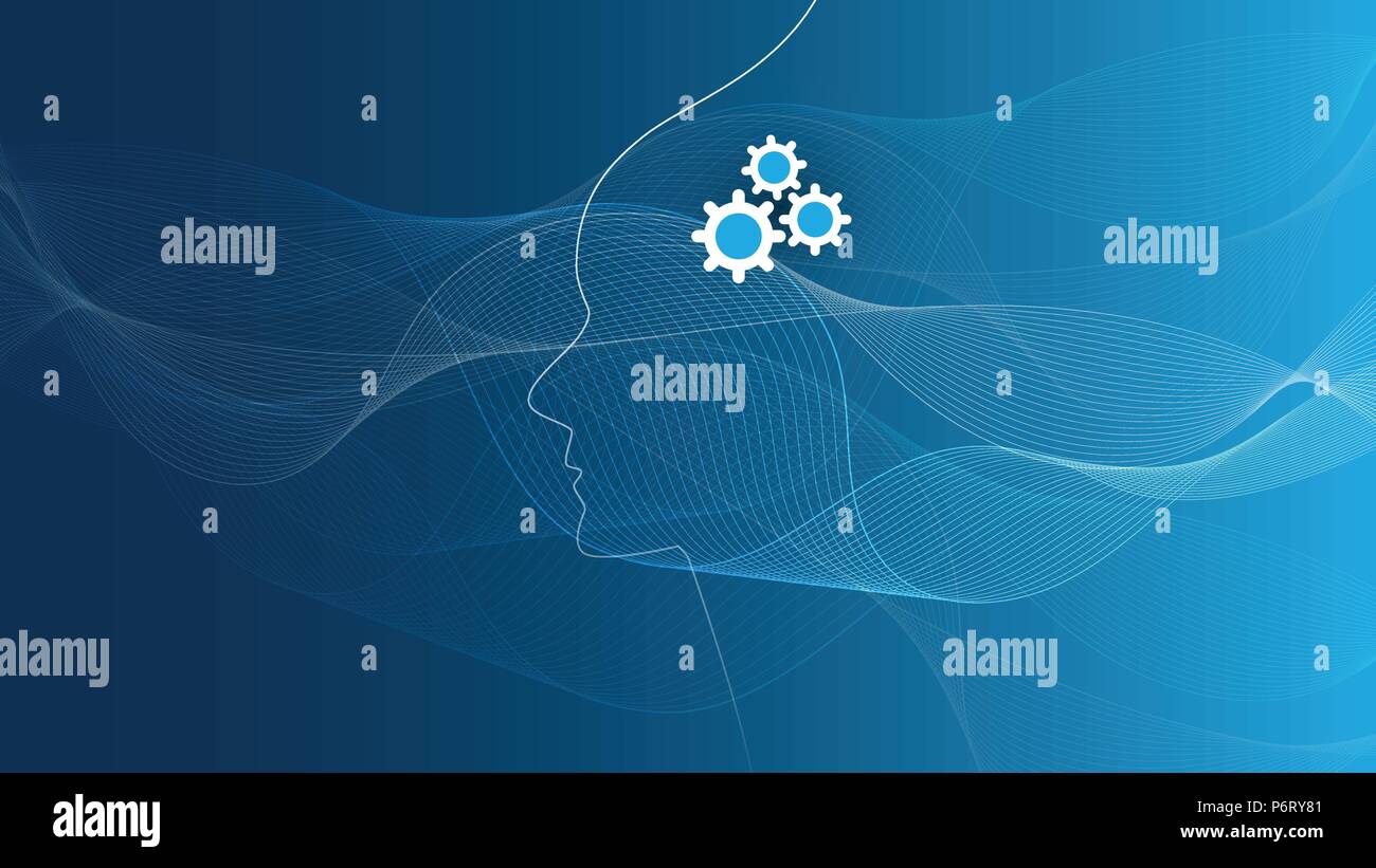 Futuristic Machine Learning, Artificial Intelligence, Cloud Computing, Automated Support ...